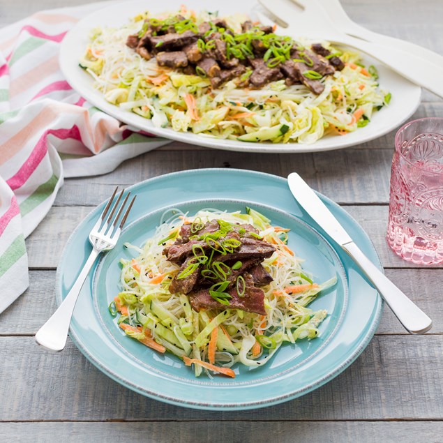 Teriyaki Beef with Sesame Noodle Salad - My Food Bag