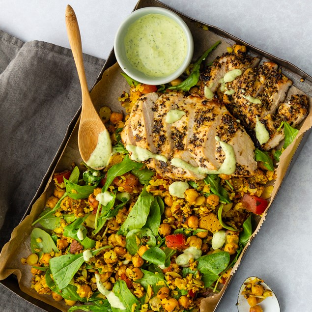Lemon Herb Chicken with Orange, Almond & Rocket - My Food Bag