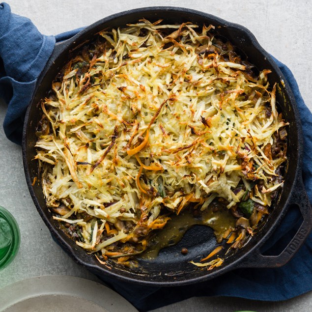 Mushroom and Lentil Rosti Pie with Tomato Relish - My Food Bag