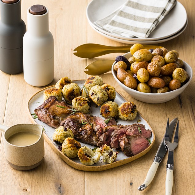Roast Lamb Bundle with Stuffing Balls - My Food Bag