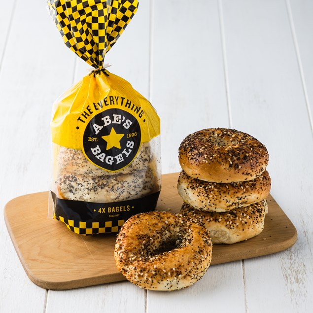 Abe's The Everything Bagel, 4 Pack - My Food Bag