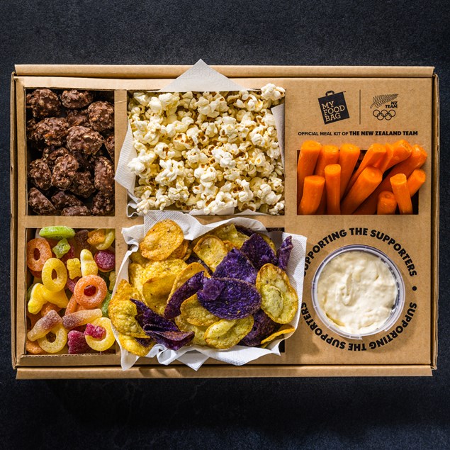NZ Team Evening Supporter Snack Tray - My Food Bag