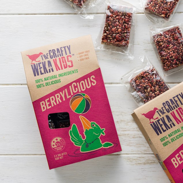 The Crafty Weka Berrylicious Kids Bars, 30g - Free Sample - My Food Bag