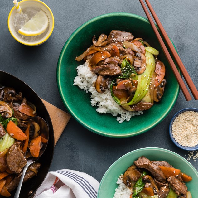 Korean Style Beef Stir-fry with Bulgogi Sauce & Jasmine Rice - My Food Bag