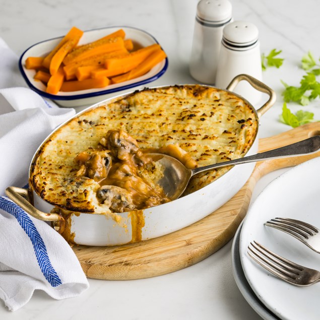 Ready Made Beef & Mushroom Potato Top Pie - My Food Bag