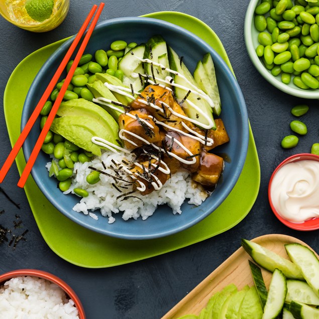 Teriyaki Tofu Donburi Bowl - My Food Bag