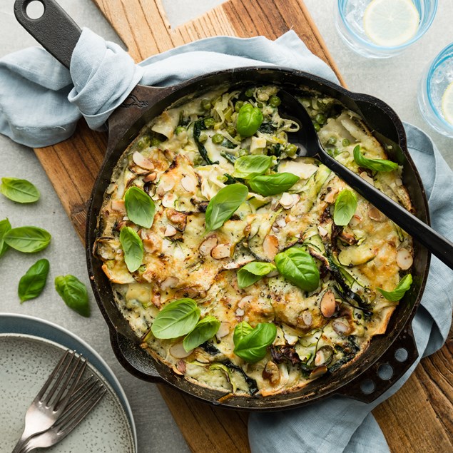 Spring Green Lasagne with Lemon & Creamy Ricotta - My Food Bag