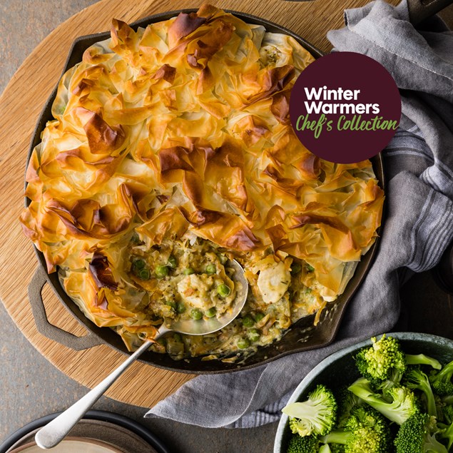 Crispy Filo Topped Chicken Pie - My Food Bag