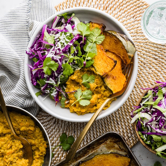 Wintery Lemongrass Veggie Dhal with Coconut & Bok Choy - My Food Bag