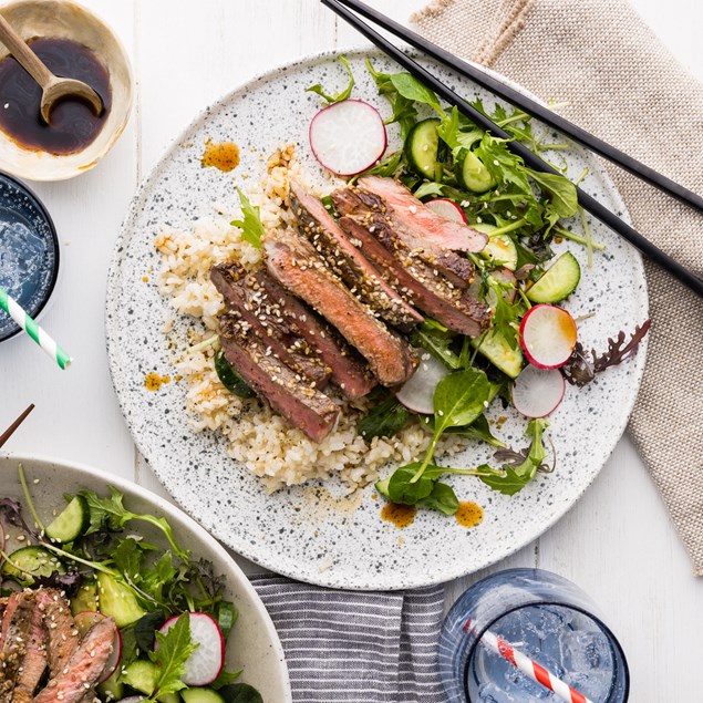 Easy Tataki Style Beef Salad with Avocado & Lime Ponzu - My Food Bag