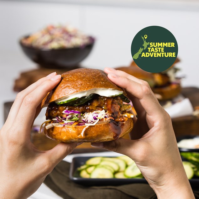 Tiger Burger Korean Fried Chicken Burger with Pickled Cucumber - My ...