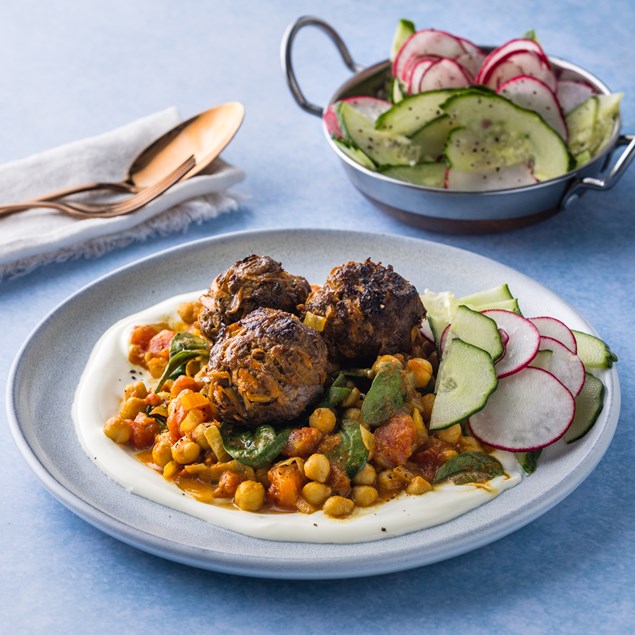 Indian-Spiced Lamb Kofta & Dhal Masala with Pickled Veggies - My Food Bag
