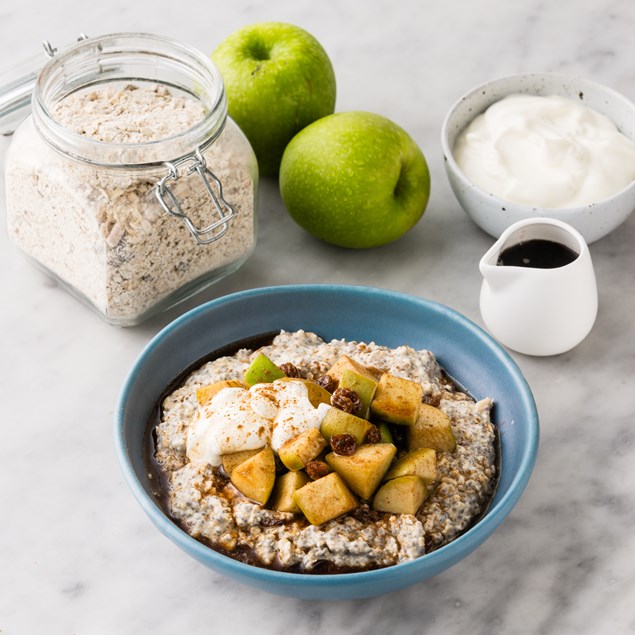 Breakfast for 3 Days! Cinnamon Apple Bircher - My Food Bag