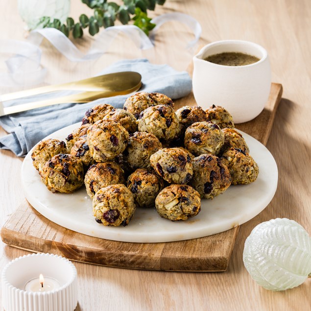 Cranberry & Sage Stuffing Balls - My Food Bag