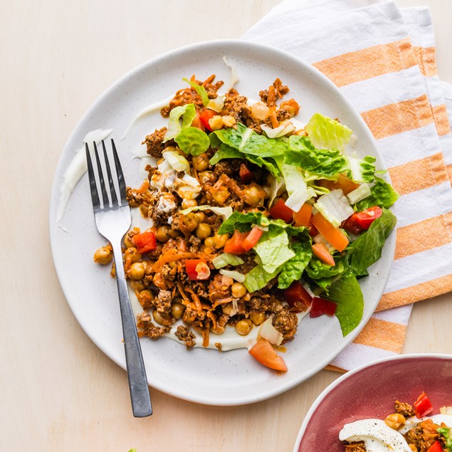 Balanced Beef & Chickpea Plates with Yoghurt - My Food Bag