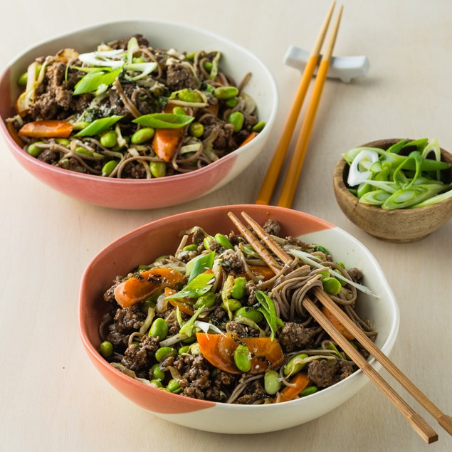 Balanced Teriyaki Beef Noodles with Sesame Nori Salt - My Food Bag