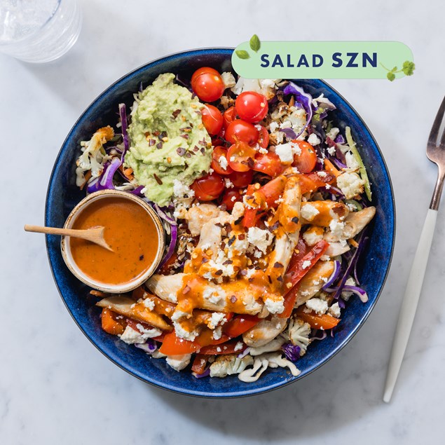 California-Style Chicken Bowl with Avocado, Feta & Sundried Tomato ...