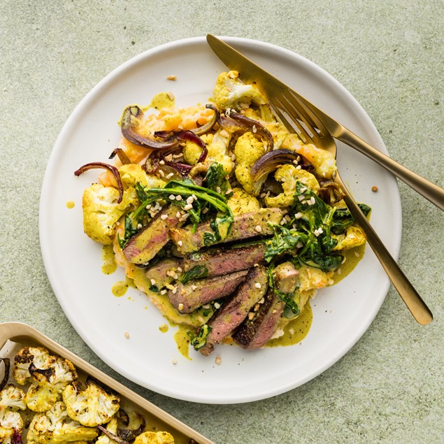 Indian-Style Beef Rump Steaks with Coconut Kūmara Mash - My Food Bag