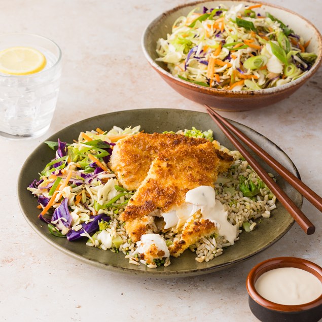 Japanese Crumbed Snapper with Slaw & Ponzu - My Food Bag