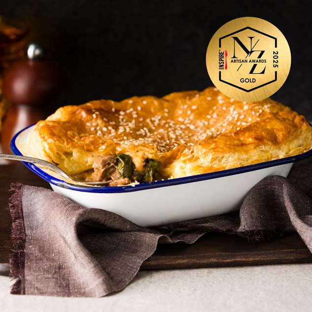 Ready Made Beef & Mozzarella Pie with Puff Pastry - My Food Bag