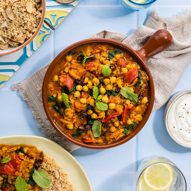 15-Minute Chickpea Tagine with Couscous & Yoghurt - My Food Bag