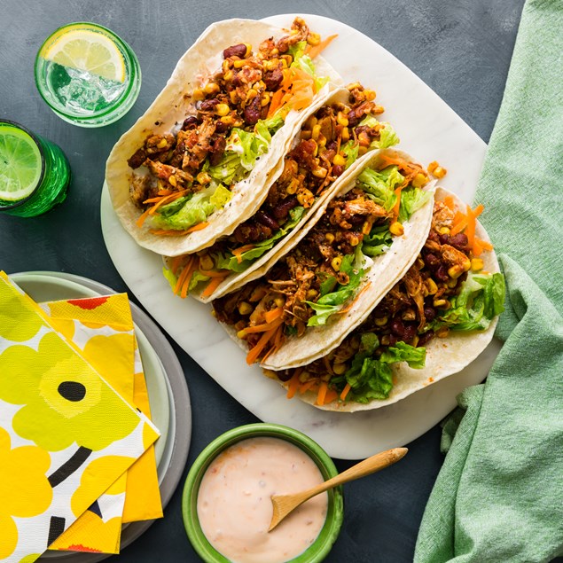 Mexi Skillet Chicken Tacos - My Food Bag