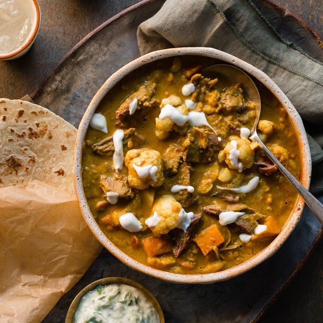 Lamb Dhal with Cucumber Yoghurt - My Food Bag