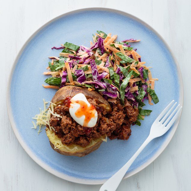 Beef Jacket Potatoes with Autumn Slaw - My Food Bag
